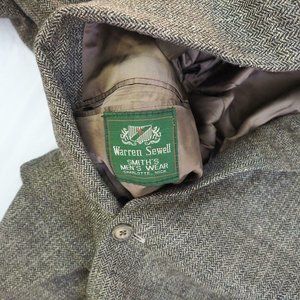 Warren Sewell | Suits & Blazers | Warren Sewell Herringbone 0 Wool Suit ...